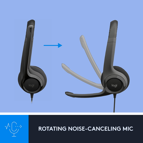 Logitech H390 USB Headset with Noise-Canceling Mic - GQ Mobiles